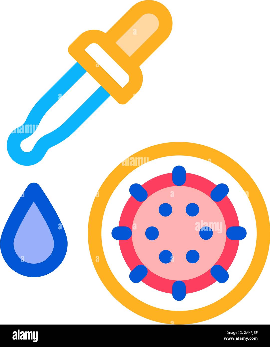 Pipette Microbe Icon Vector Outline Illustration Stock Vector Image ... Pipette Microbe Icon Vector Outline Illustration Stock Vector Image ...