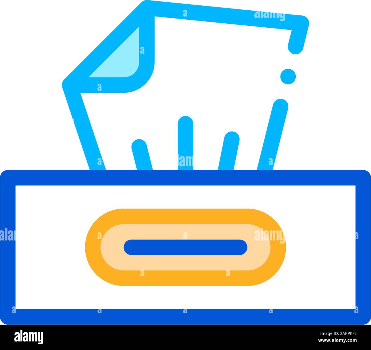 Dry Wipes Package Icon Vector Outline Illustration Stock Vector Image ...