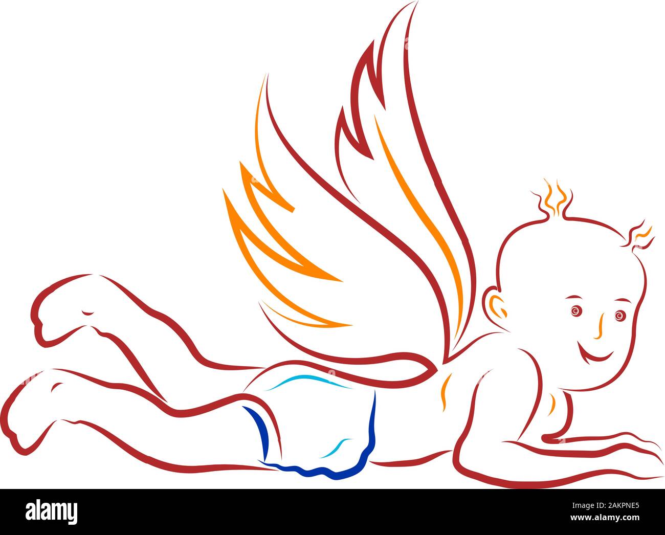 baby angel praying Stock Photo - Alamy