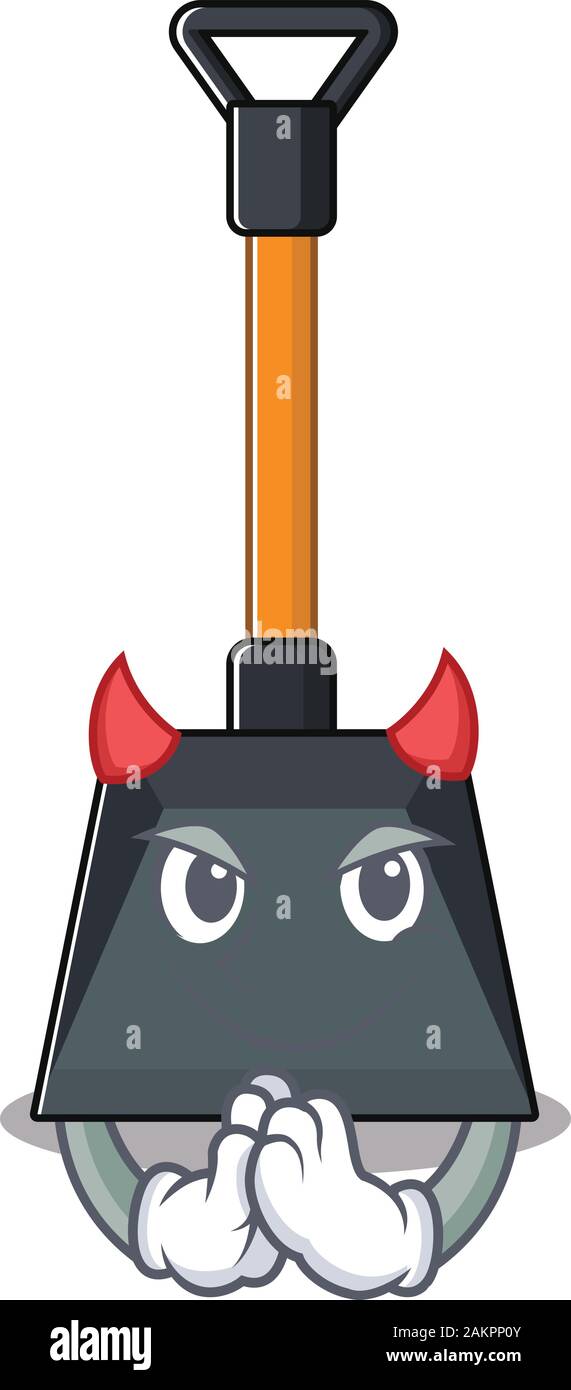 Devil snow shovel Cartoon in character design Stock Vector Image & Art ...