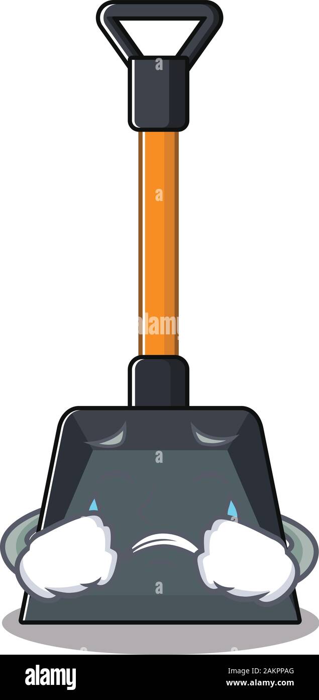 Sad of snow shovel cartoon mascot style Stock Vector Image & Art - Alamy