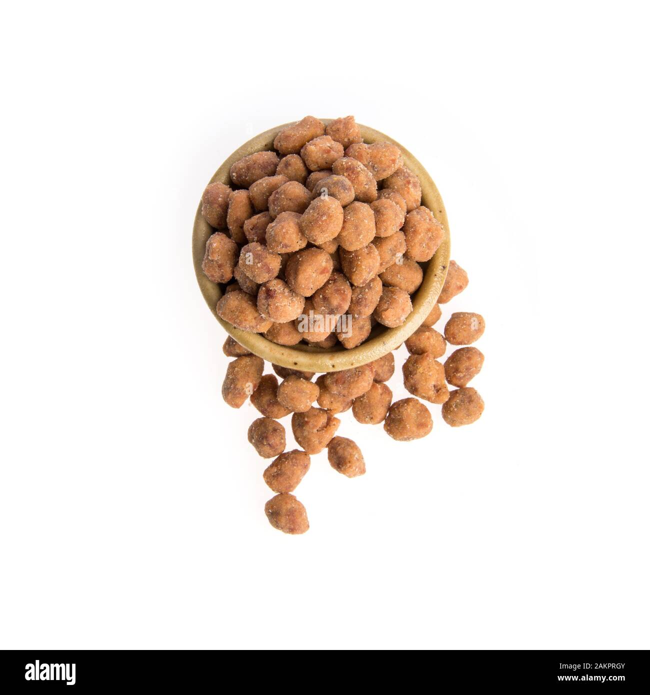 nuts or Peanuts with Crispy Coated on a background new Stock Photo - Alamy