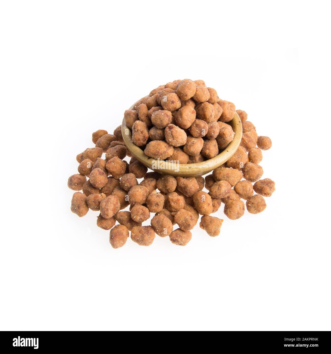 nuts or Peanuts with Crispy Coated on a background new Stock Photo - Alamy