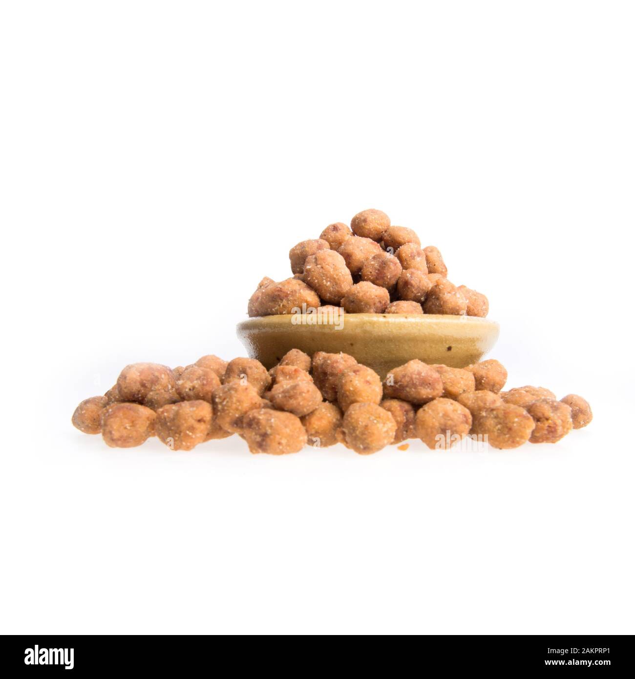nuts or Peanuts with Crispy Coated on a background new Stock Photo - Alamy