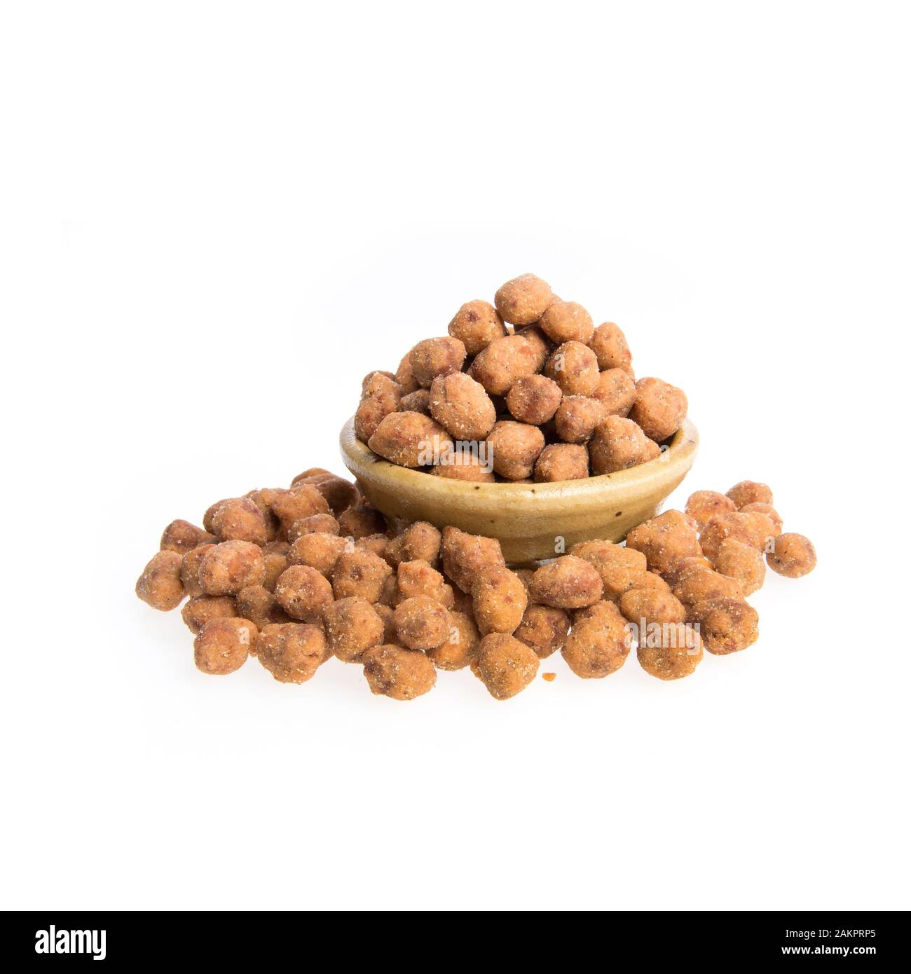 nuts or Peanuts with Crispy Coated on a background new Stock Photo - Alamy