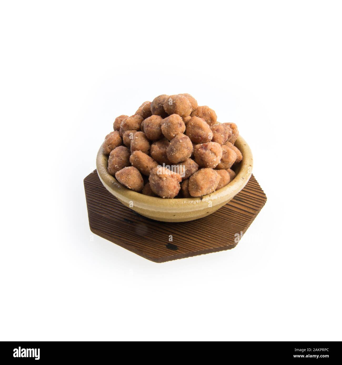 nuts or Peanuts with Crispy Coated on a background new Stock Photo - Alamy