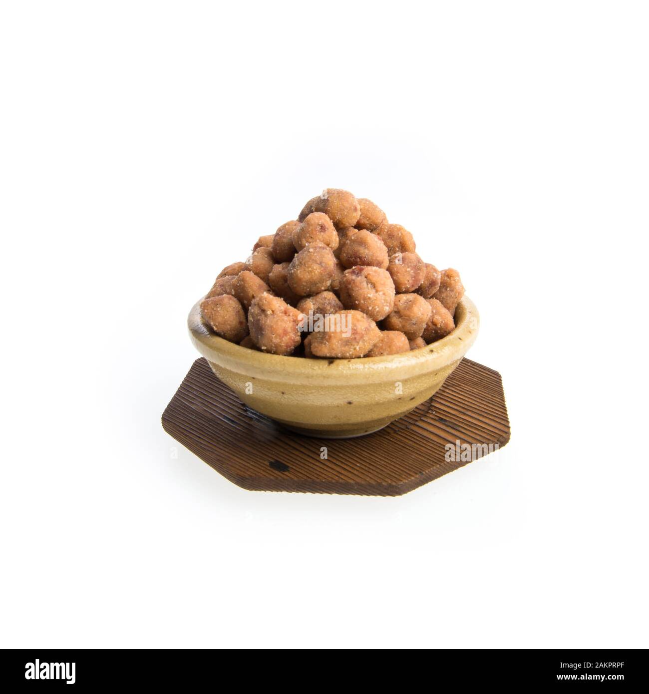 nuts or Peanuts with Crispy Coated on a background new Stock Photo - Alamy