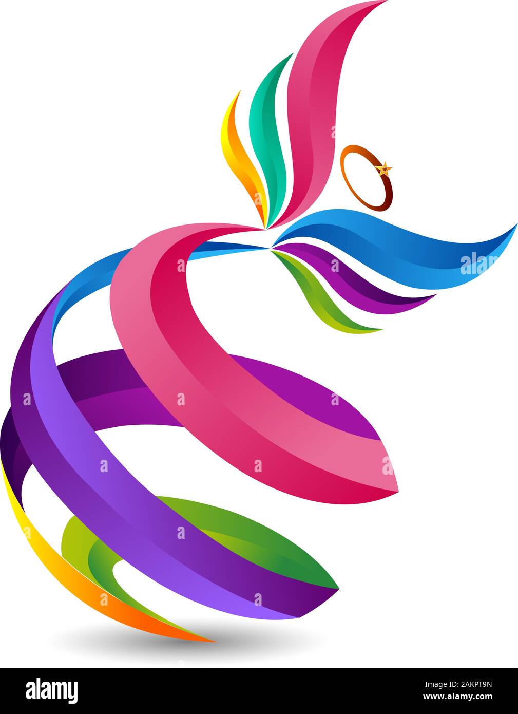 Angel logo hi-res stock photography and images - Alamy