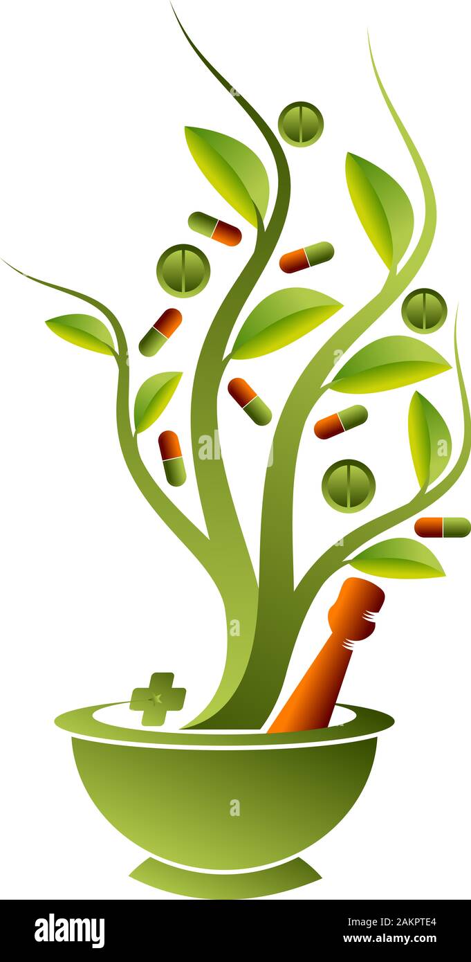 herbal medicine design Stock Photo - Alamy