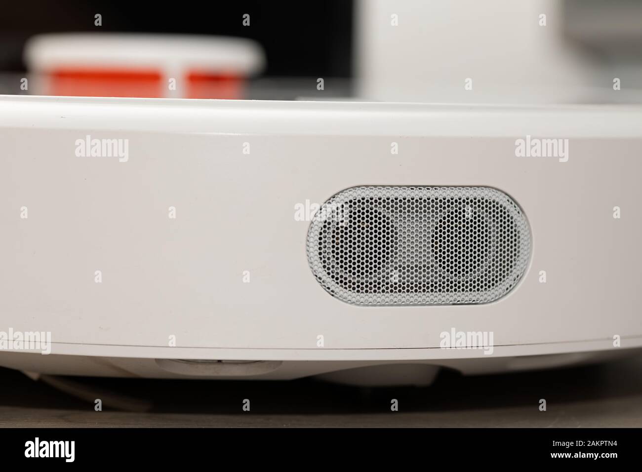 Picture of an automatic intelligent robotic hoover Stock Photo - Alamy