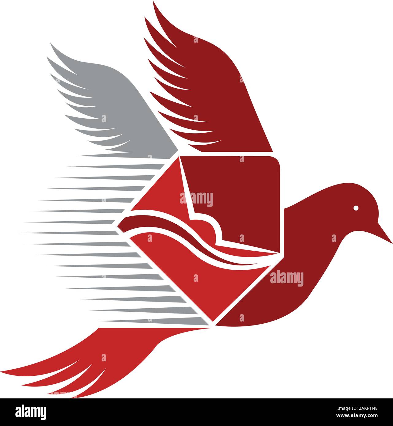 bird delivering mail travel Stock Photo - Alamy