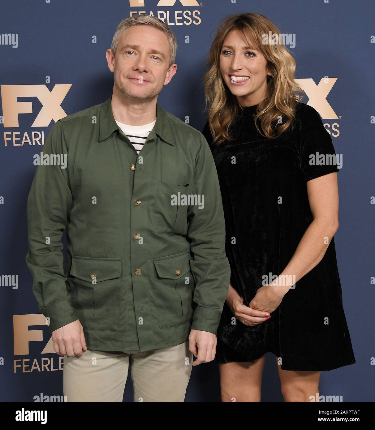 Los Angeles, USA. 09th Jan, 2020. (L-R) Martin Freeman and Daisy ...