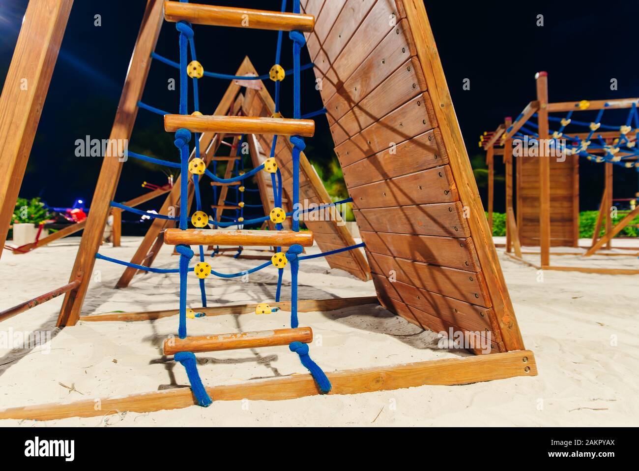 Playground at night hi-res stock photography and images - Alamy