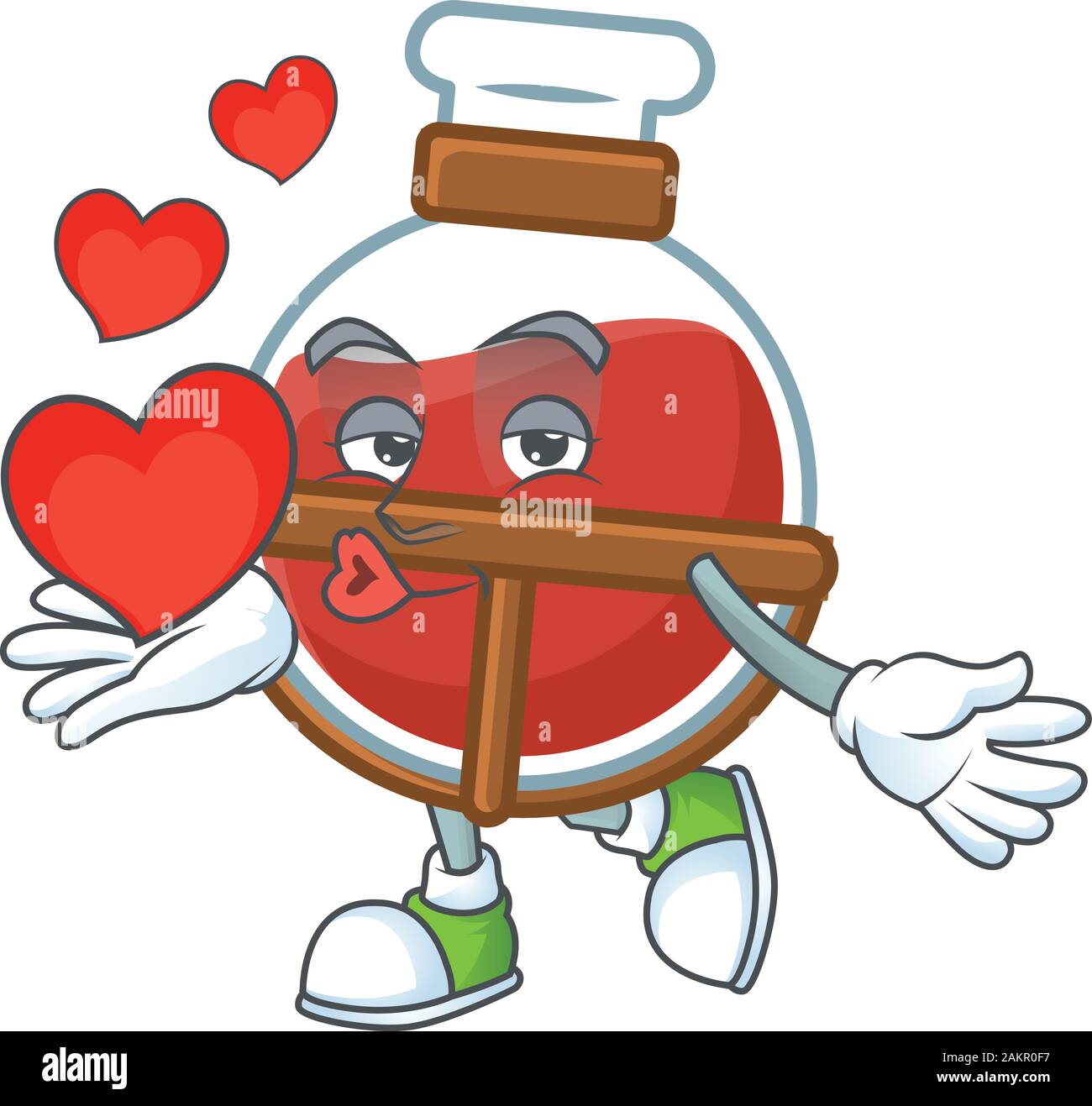 Happy face heart colored Cut Out Stock Images & Pictures - Alamy