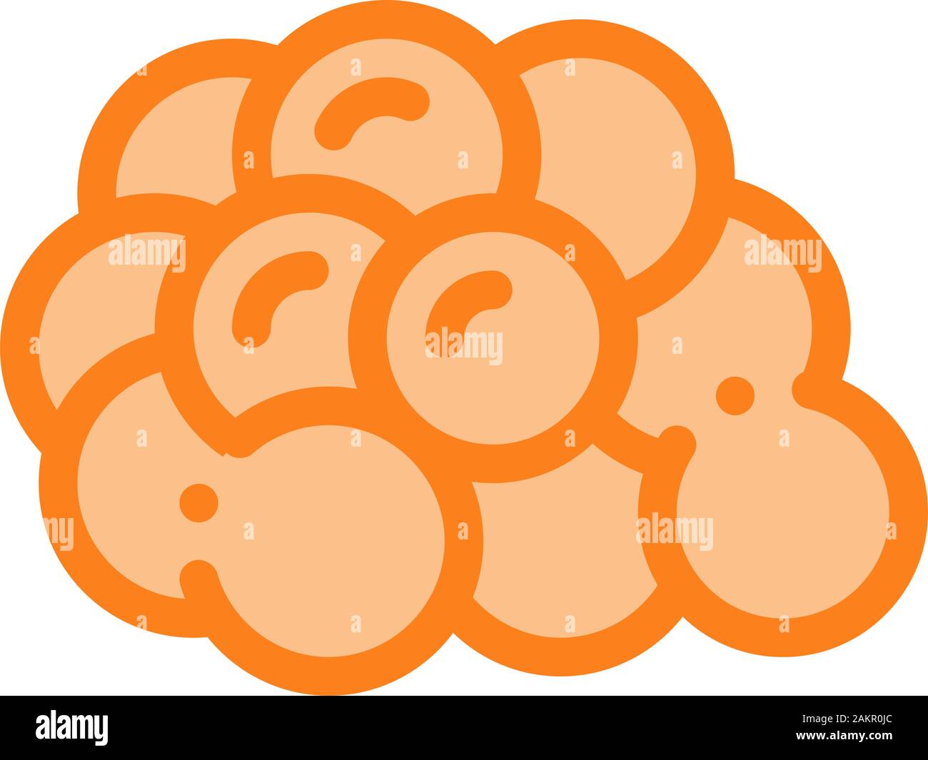 Salmon Caviar Icon Vector Outline Illustration Stock Vector Image & Art ...