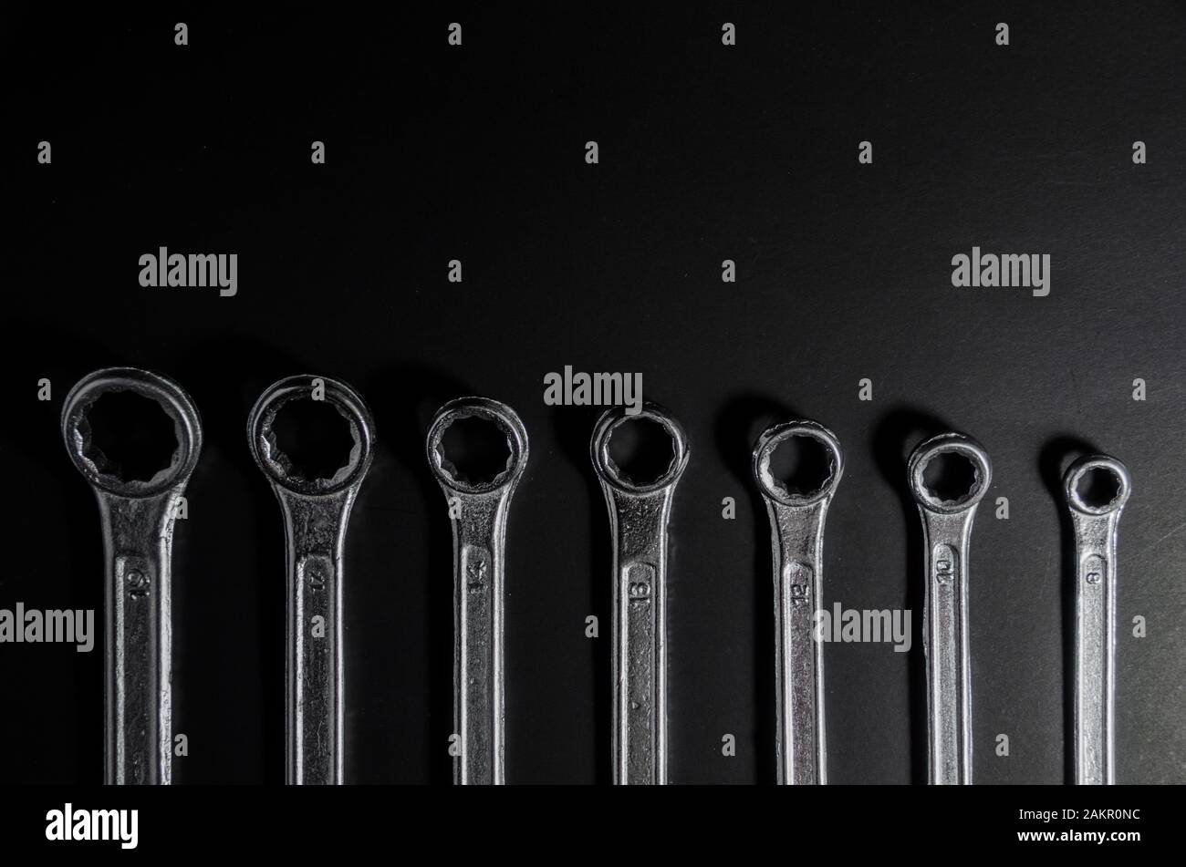 Silver wrench hi-res stock photography and images - Alamy