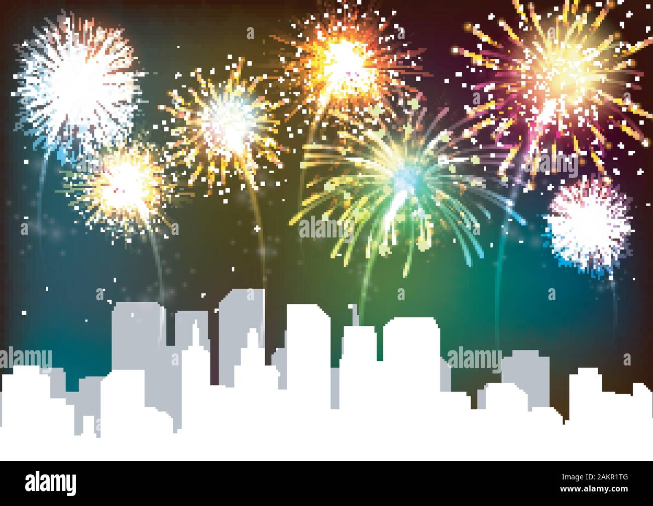 Firework background. Vector Stock Vector Image & Art - Alamy