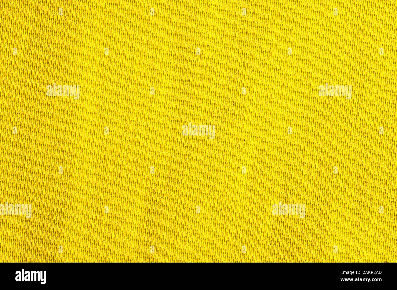 Textured yellow natural fabric Stock Photo - Alamy