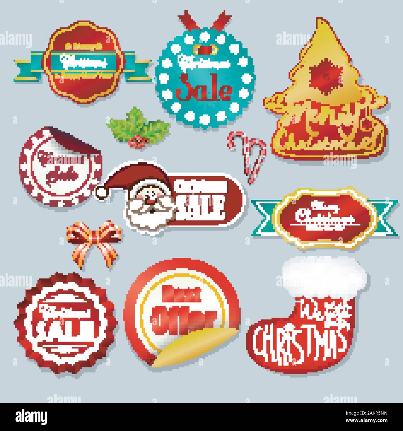 Winter Sale Labels. vector Stock Vector Image & Art - Alamy