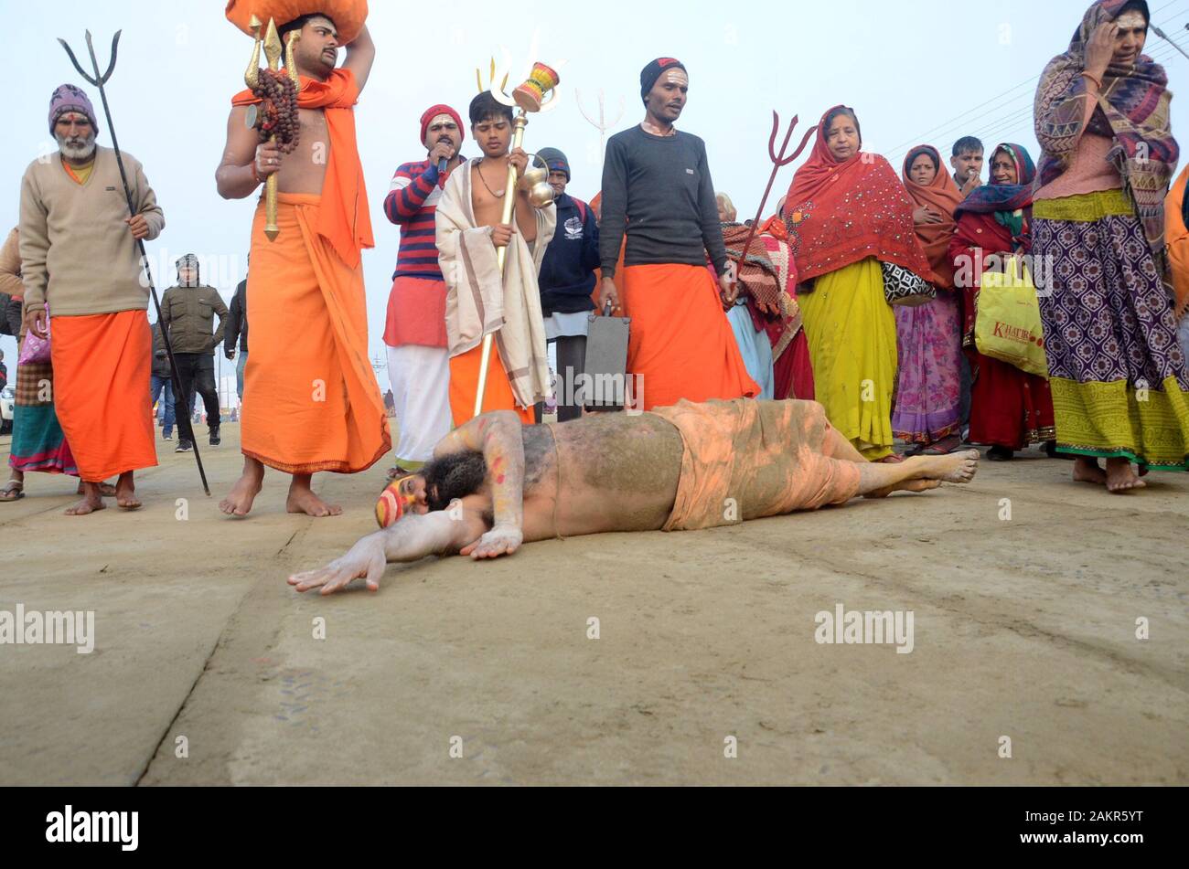 Sadhu on the road hi-res stock photography and images - Alamy