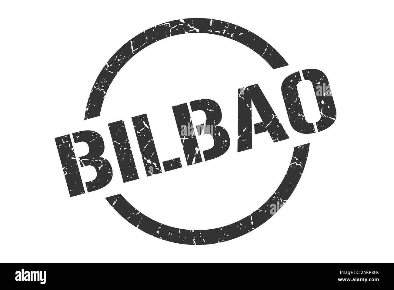 Bilbao stamp. Bilbao grunge round isolated sign Stock Vector Image ...