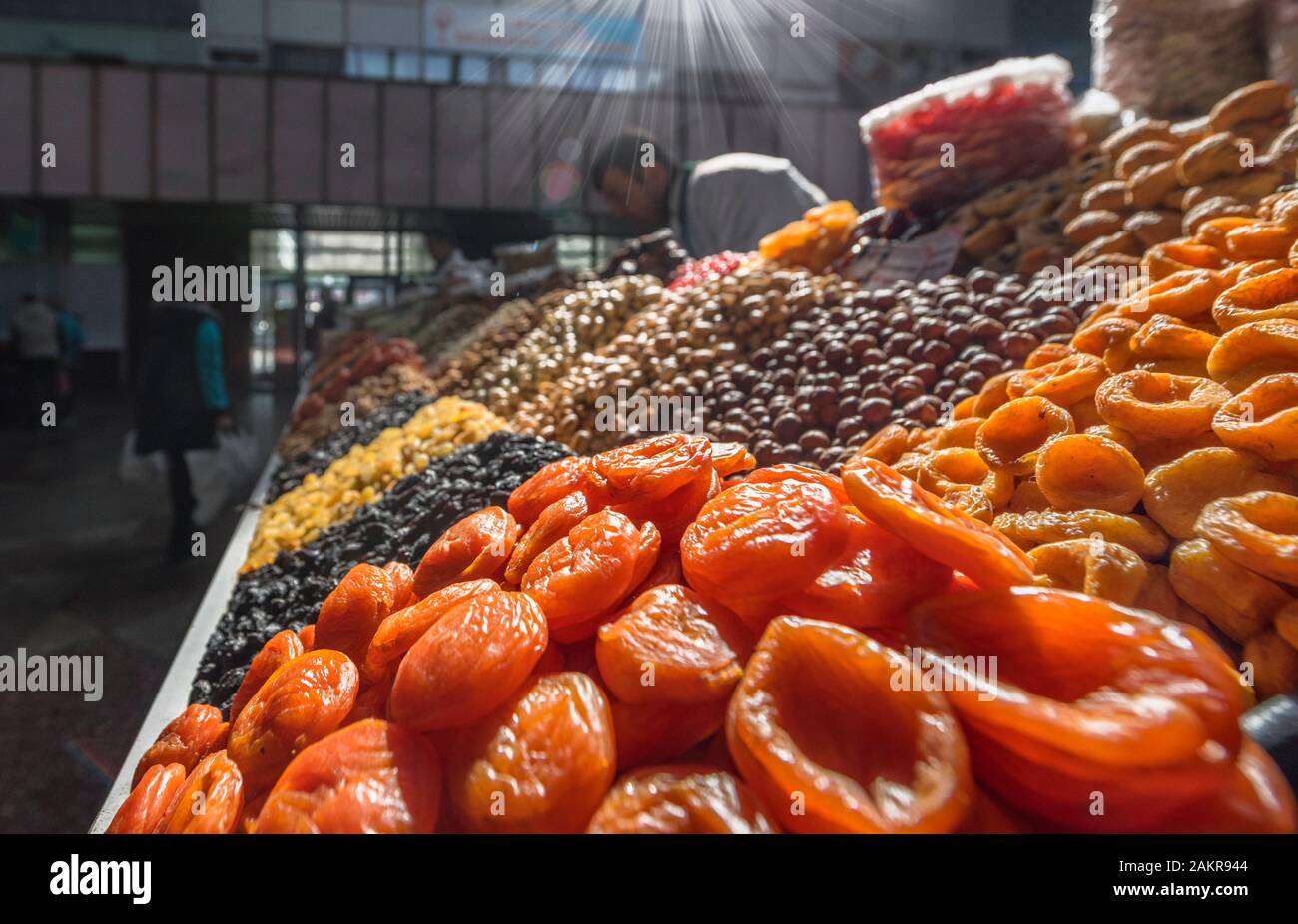 Famous Green Bazaar in Almaty, Kazakhstan Stock Photo - Alamy