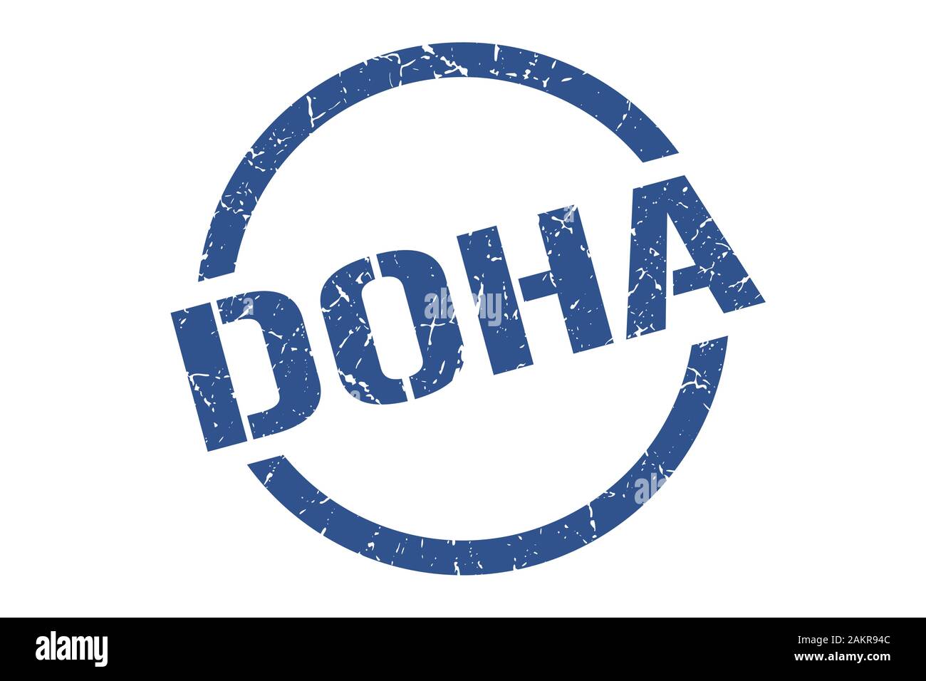 Doha stamp Stock Vector Images - Alamy