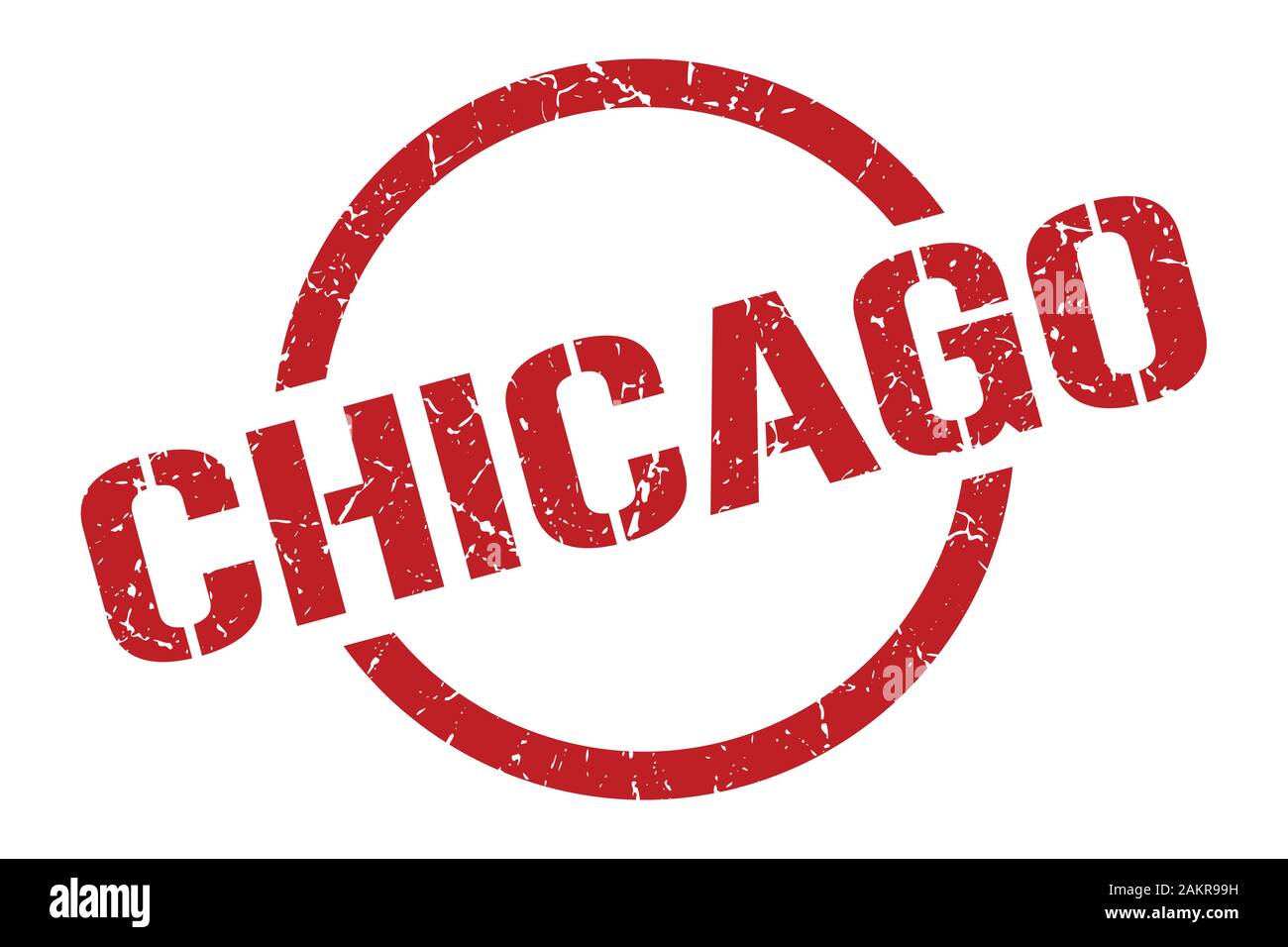 Chicago stamp. Chicago grunge round isolated sign Stock Vector Image ...
