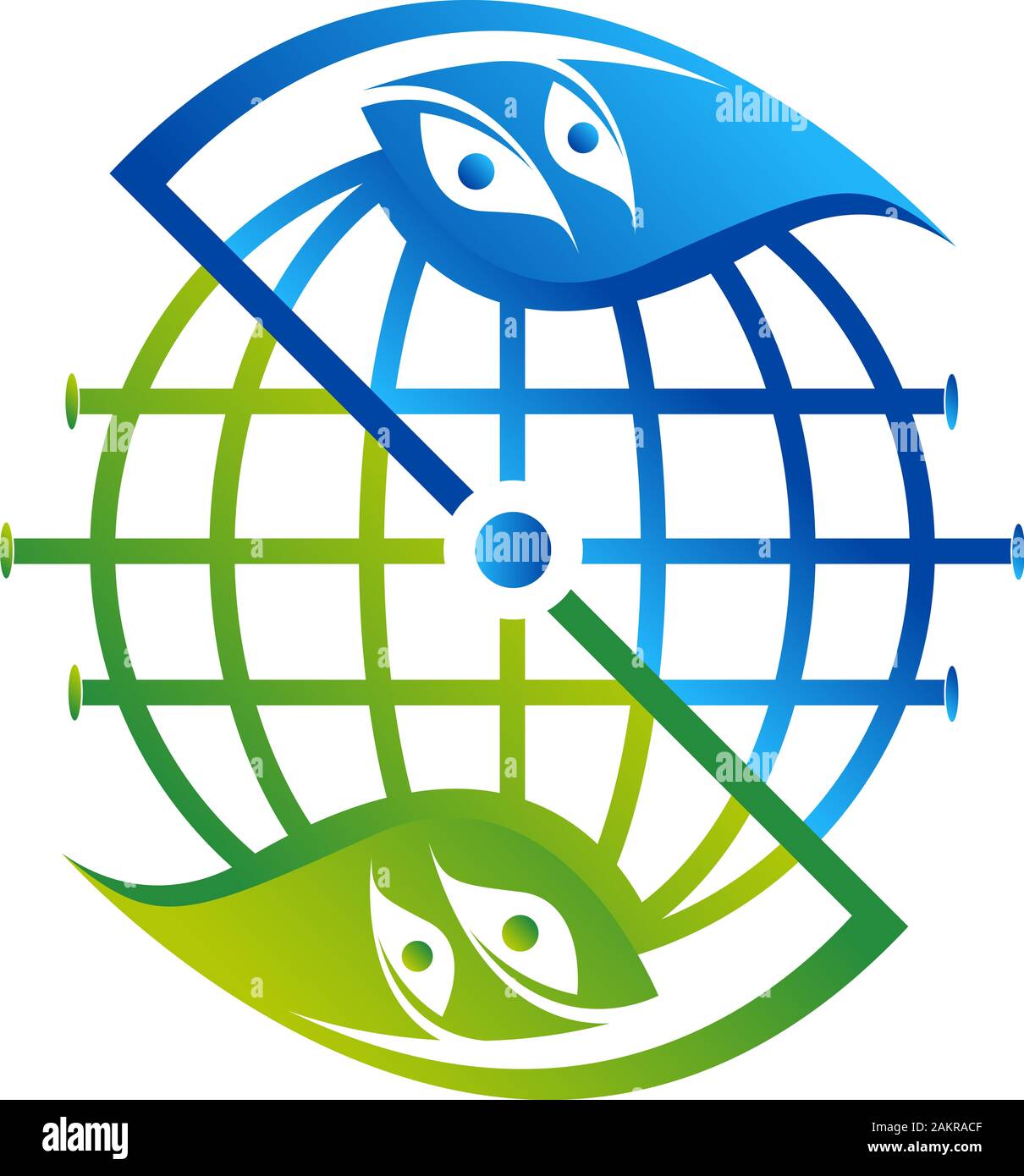 global leaf logo Stock Photo - Alamy