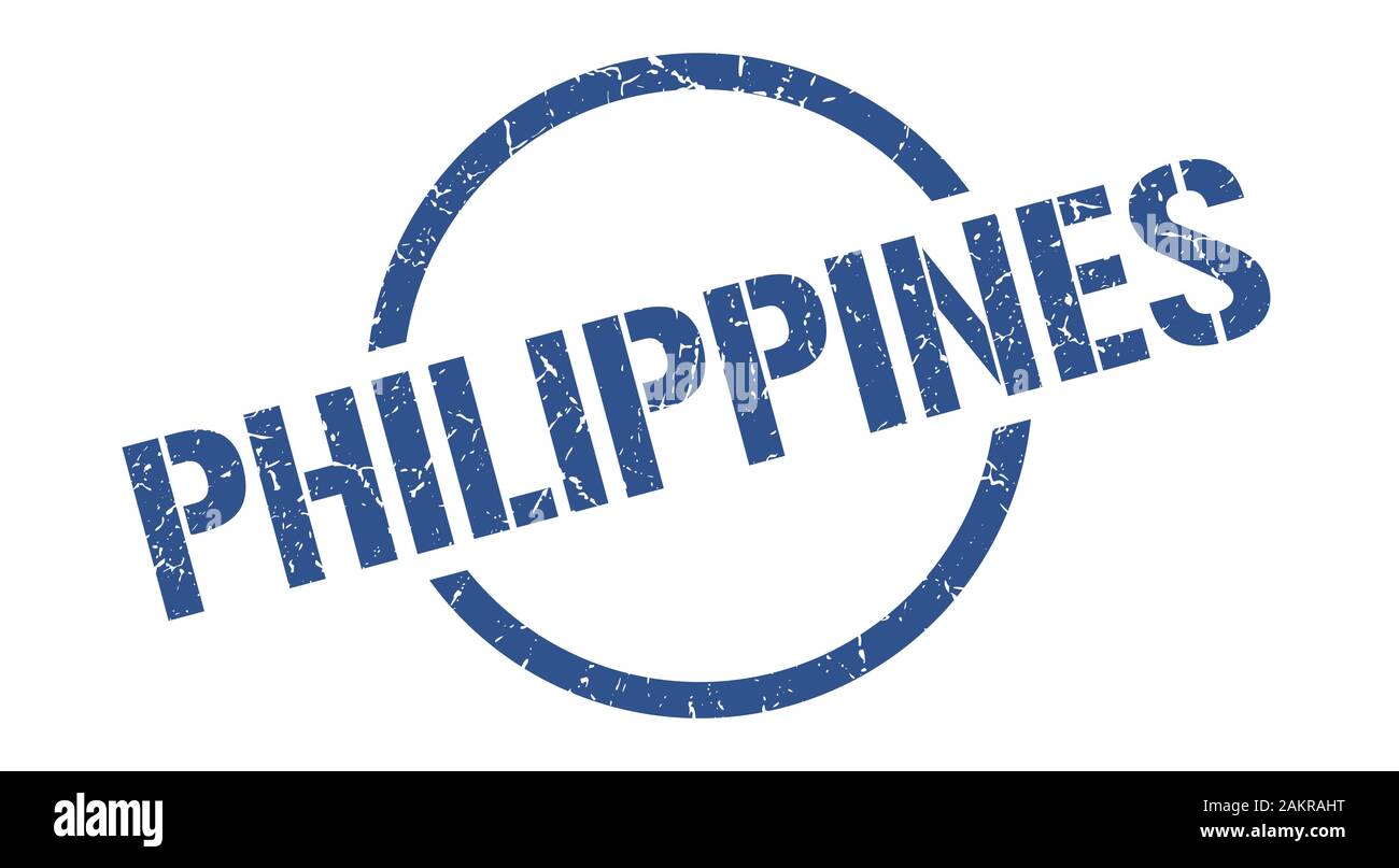 Philippines stamp. Philippines grunge round isolated sign Stock Vector ...