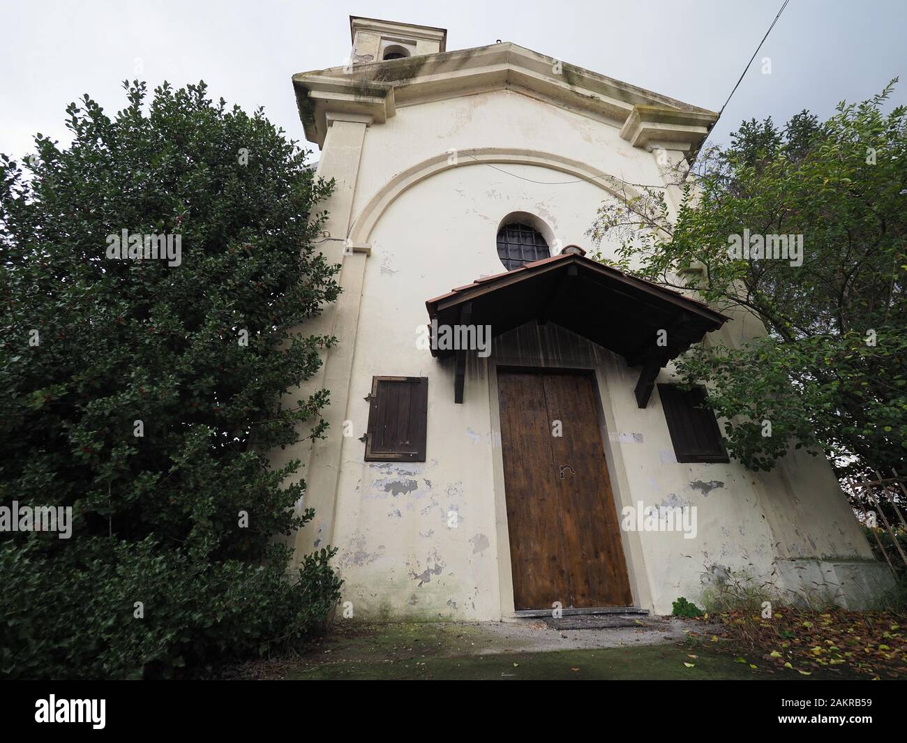 San Rocco (meaning Saint Roch) church in Settimo Torinese, Italy Stock ...