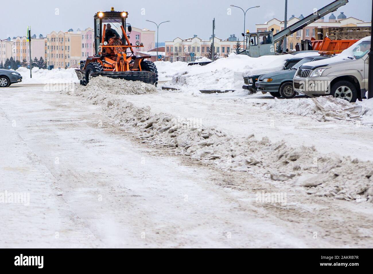 Snow grader hi-res stock photography and images - Alamy