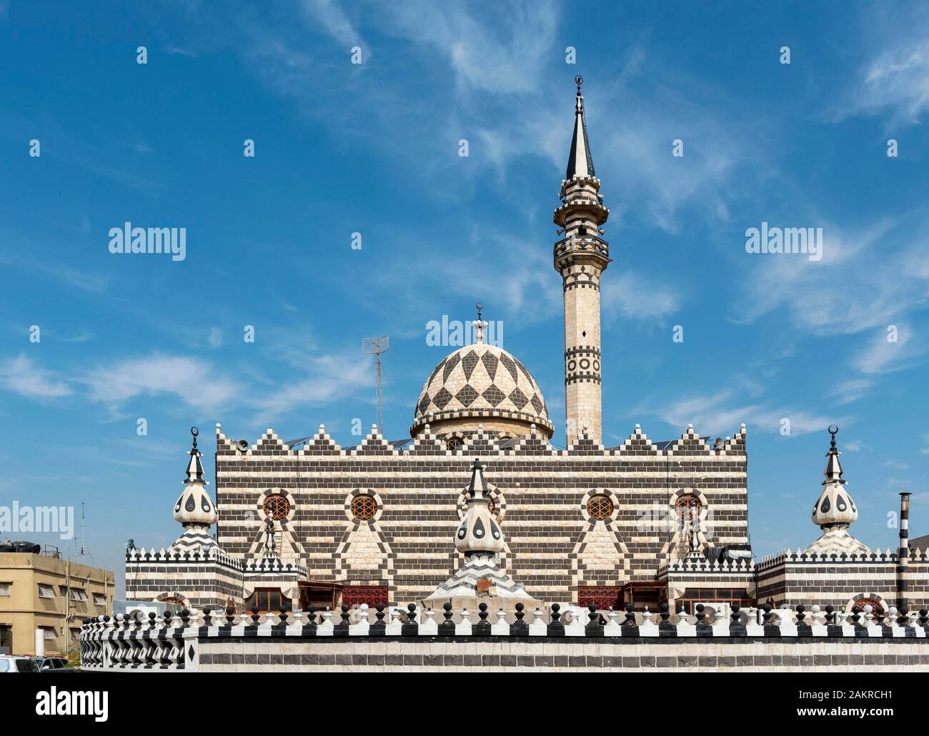 Abu Darwish Mosque, Amman, Jordan Stock Photo - Alamy