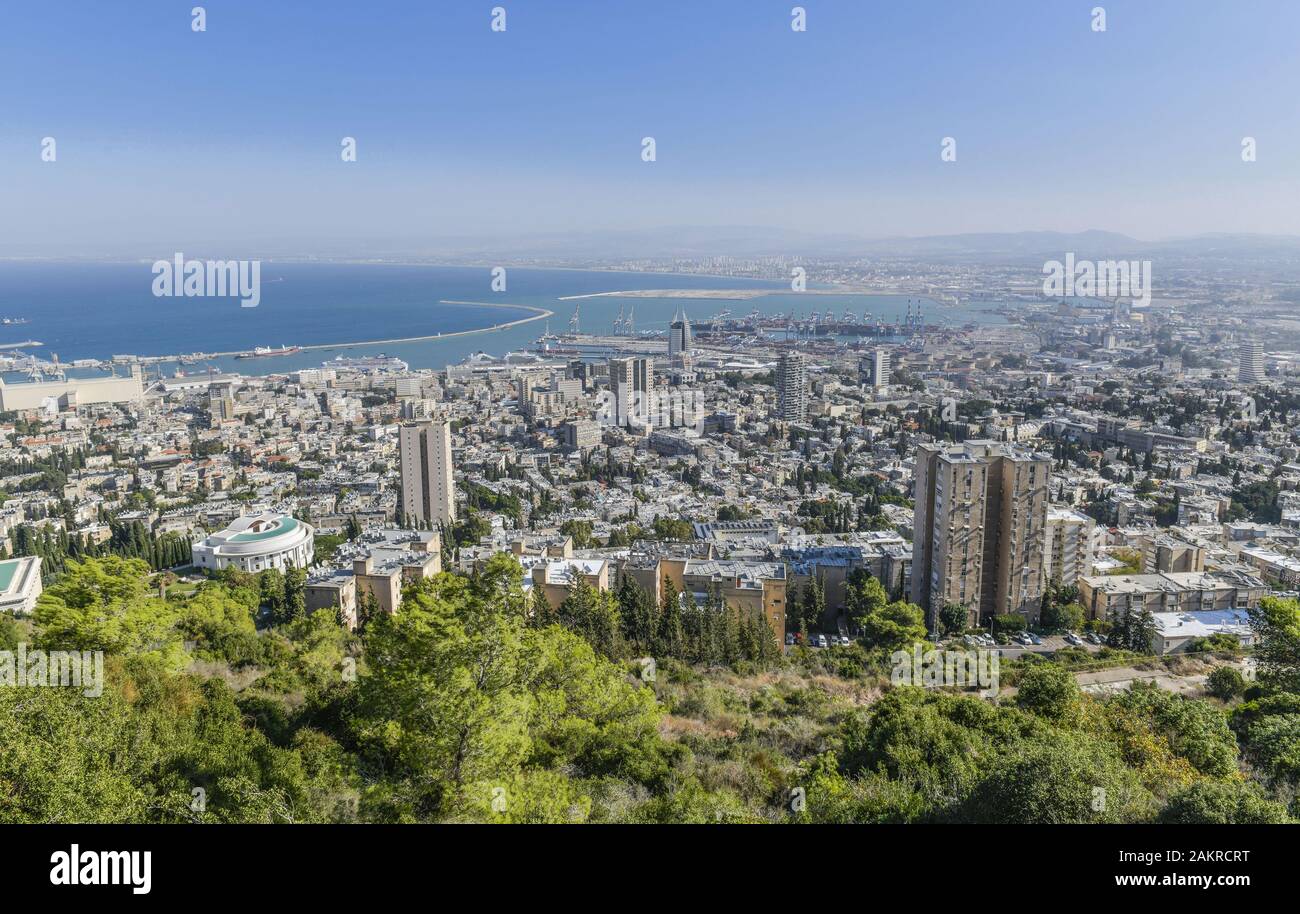 Overview haifa israel hi-res stock photography and images - Alamy
