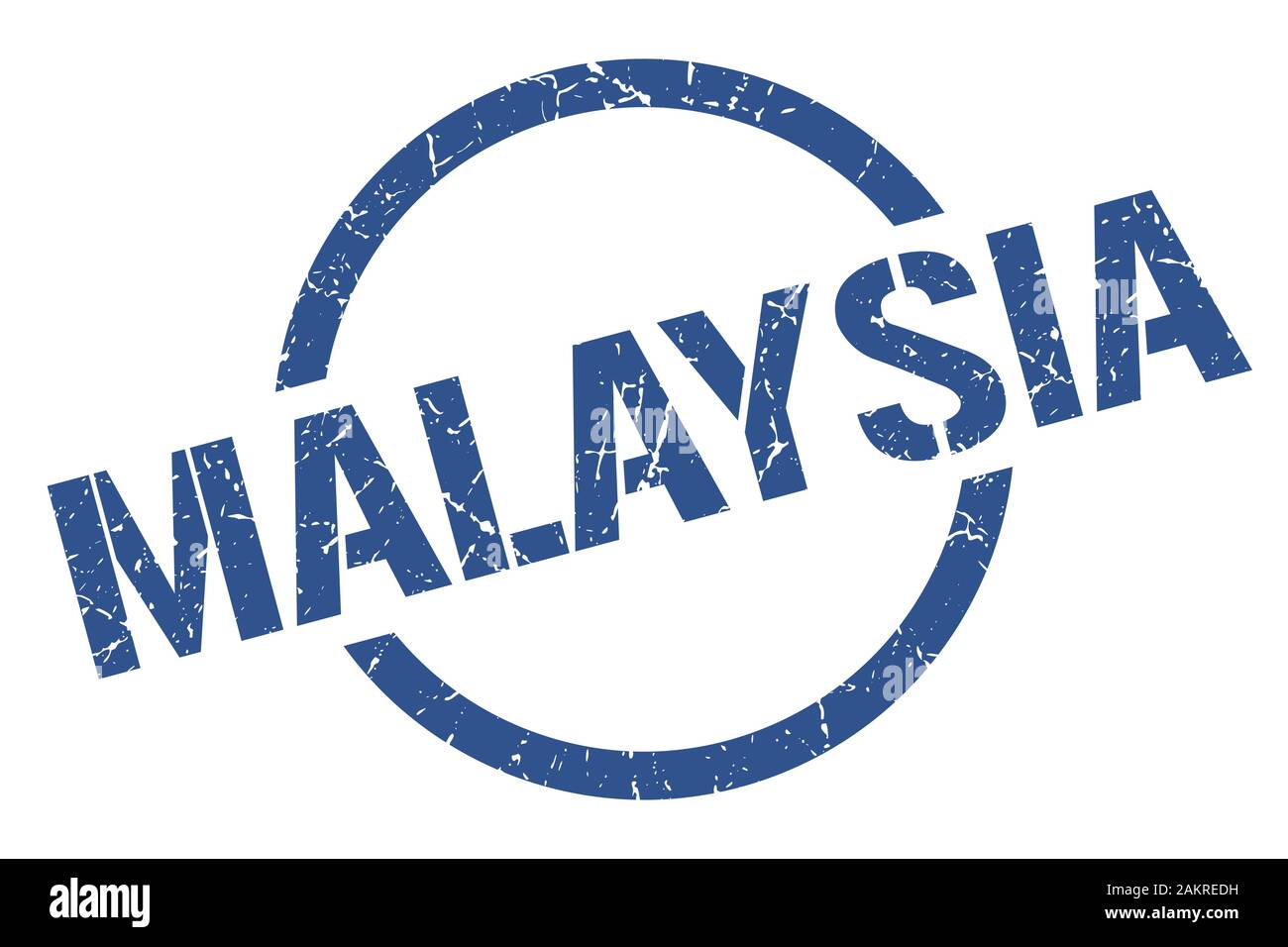 Malaysia stamp. Malaysia grunge round isolated sign Stock Vector Image ...