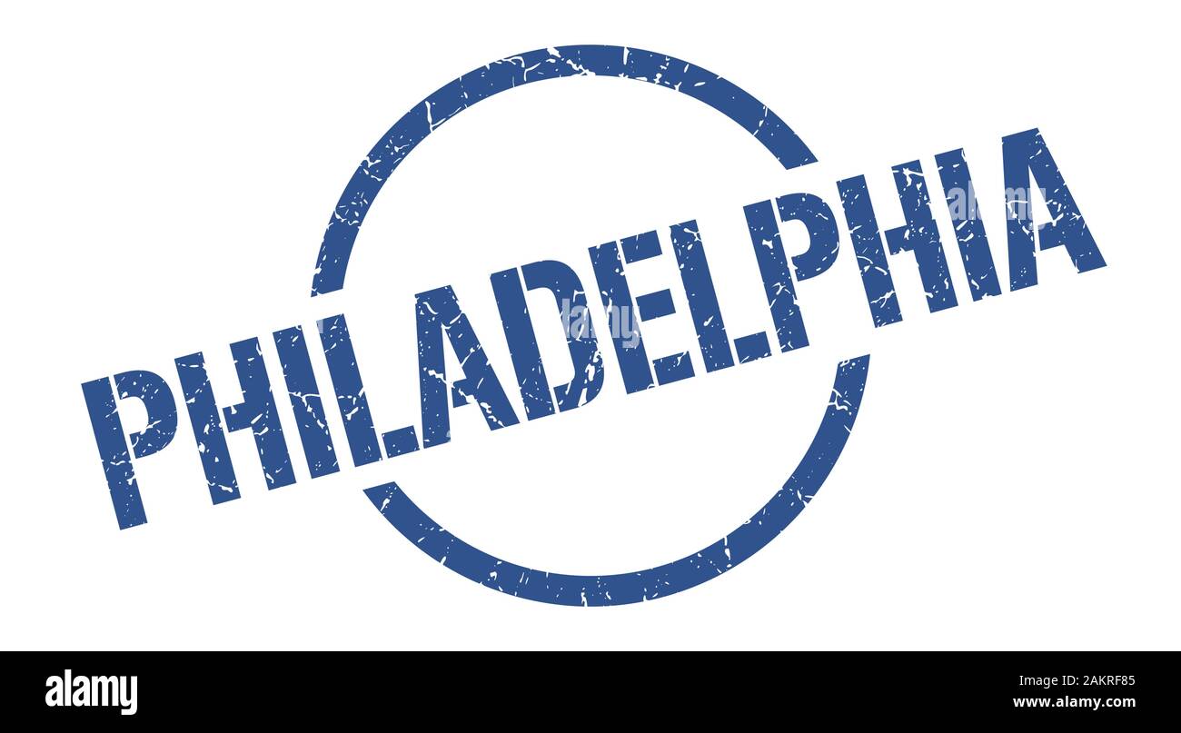 Welcome philadelphia blue stamp hi-res stock photography and images - Alamy