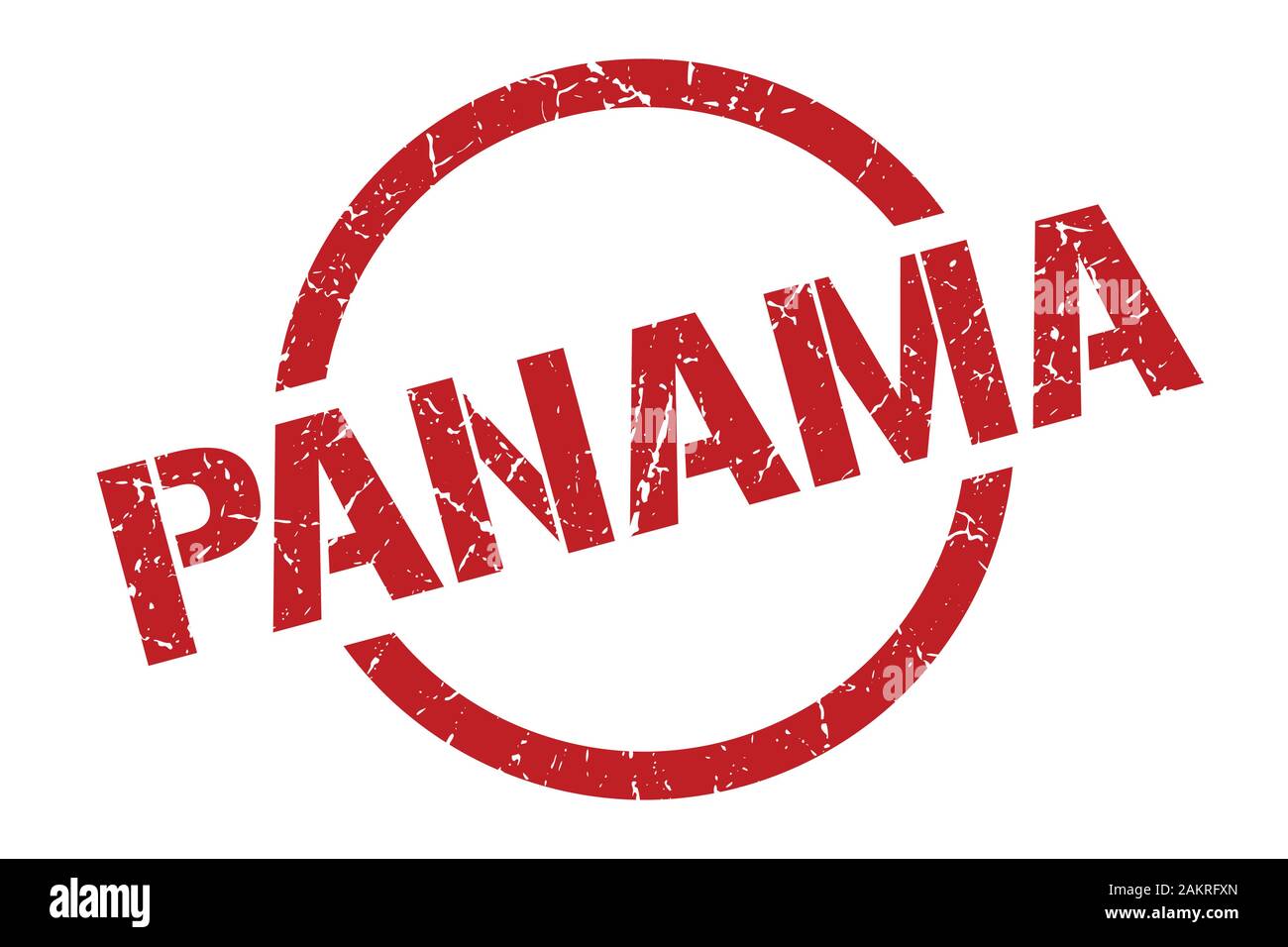 Panama stamp. Panama grunge round isolated sign Stock Vector Image ...