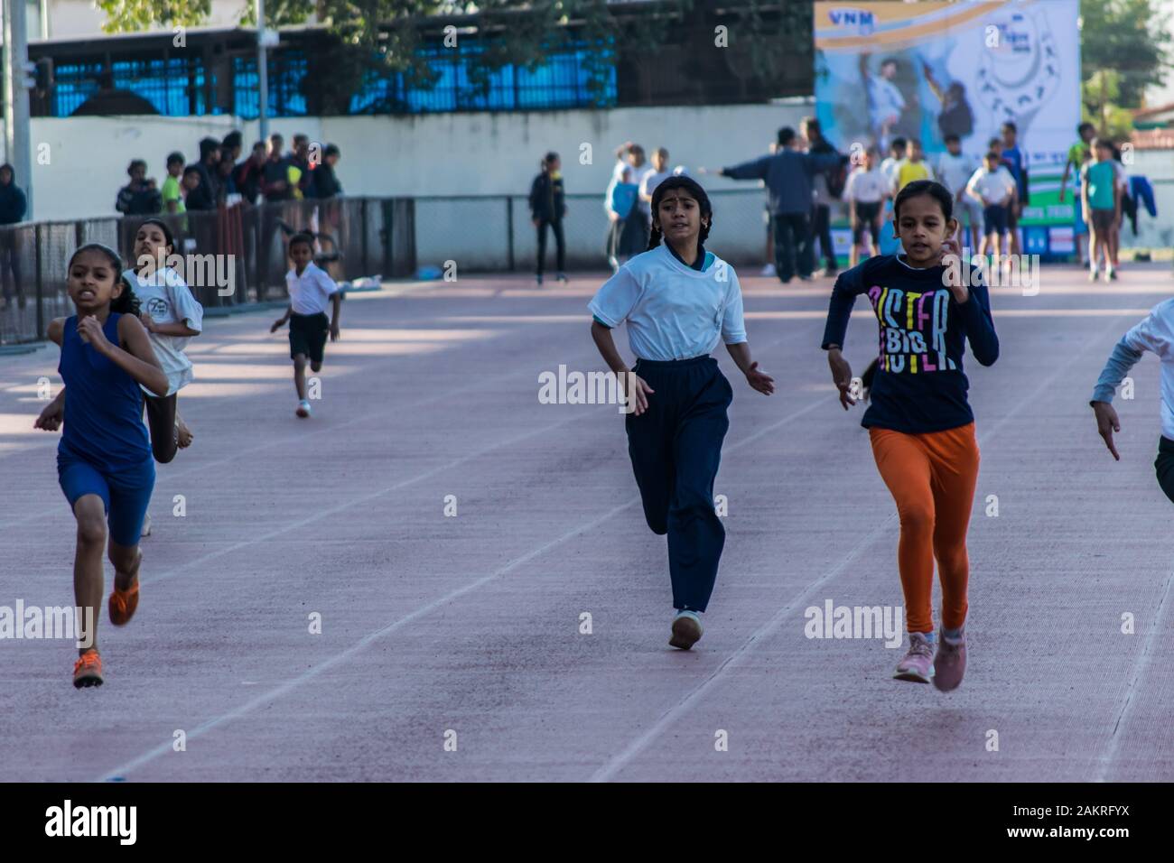Woman athlete running 100 meter hi-res stock photography and images - Alamy