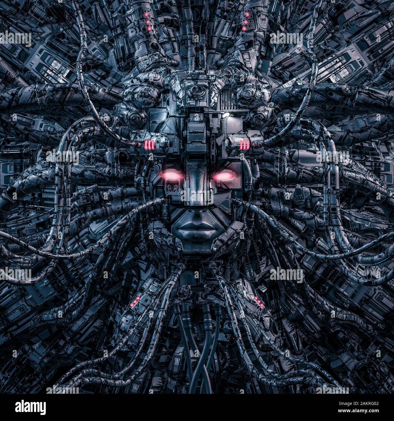 Neural network artwork hi-res stock photography and images - Alamy