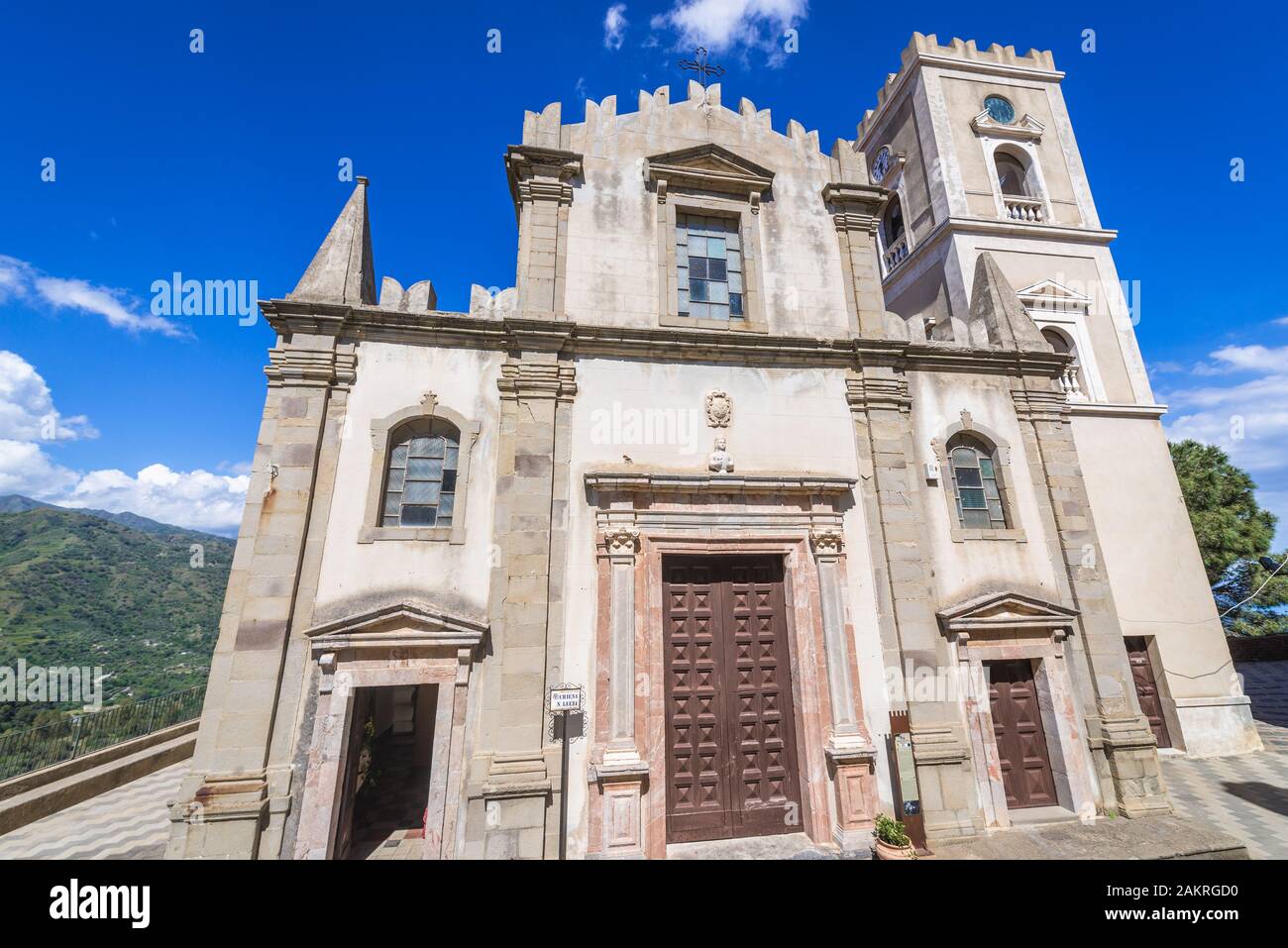 Church of San Nicolo also known as Church of San Lucia in Savoca comune ...
