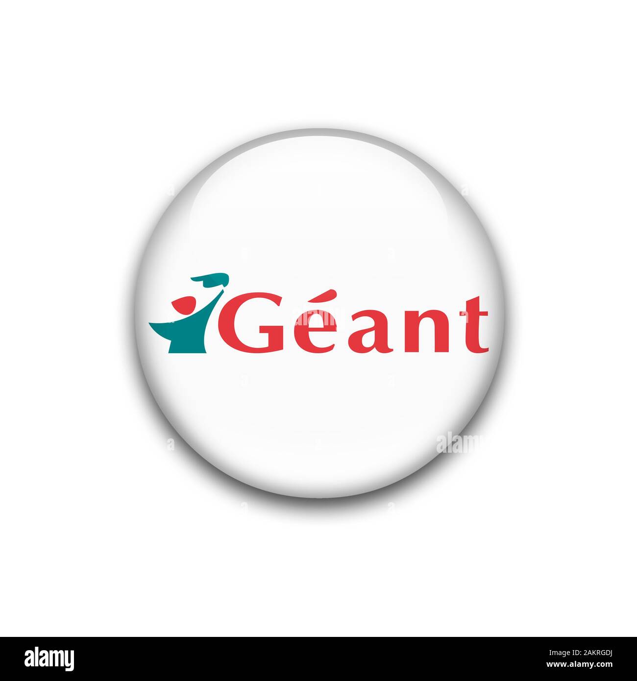 Geant Géant logo Stock Photo - Alamy