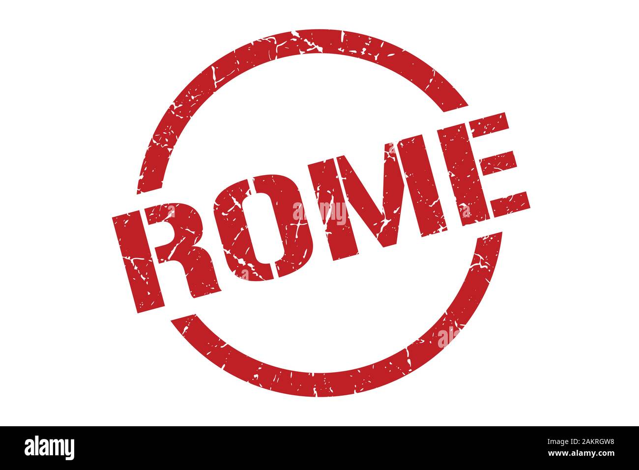 Rome red round grunge Stock Vector Images - Alamy
