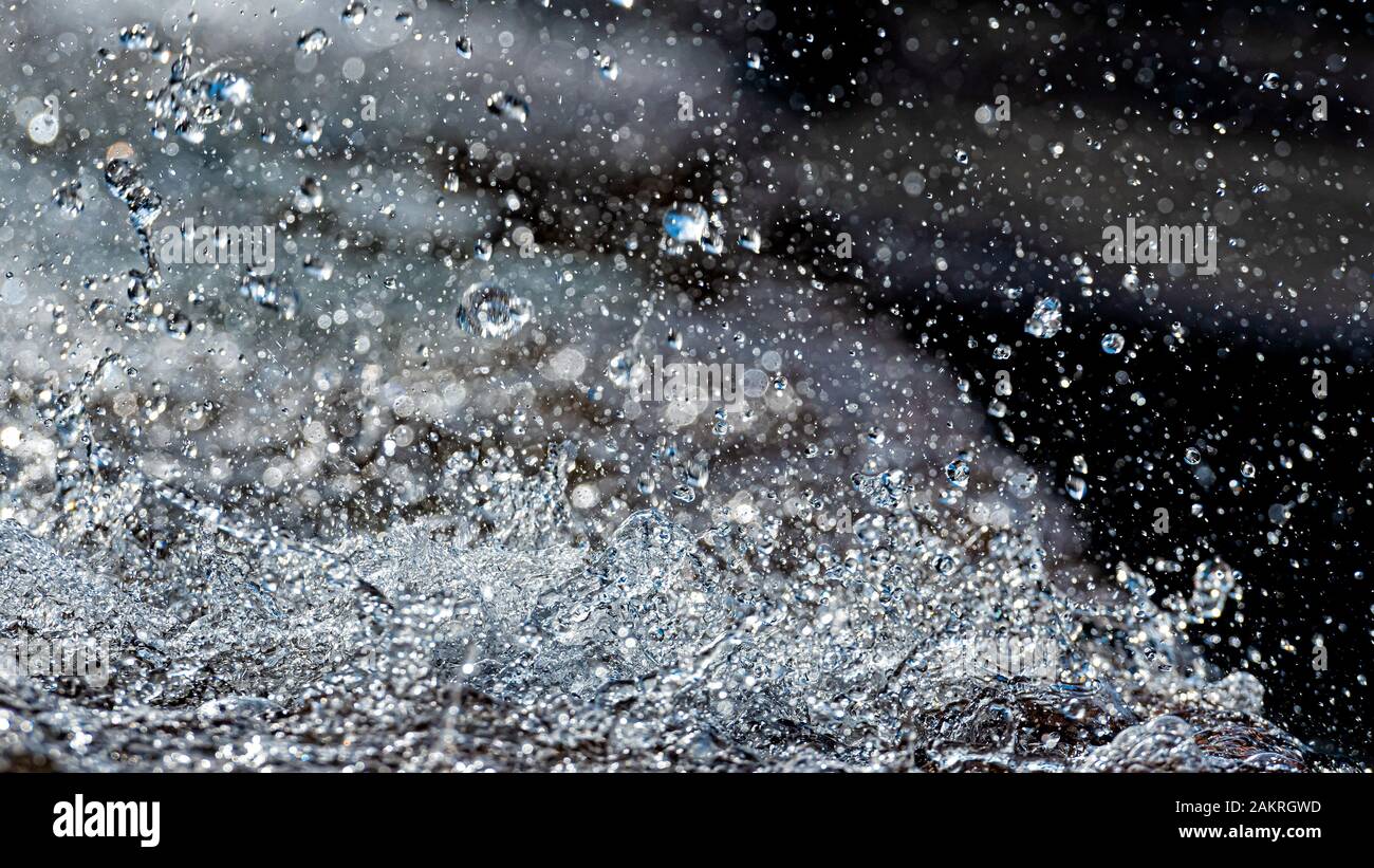 Water flowing in fountain texture hi-res stock photography and images ...