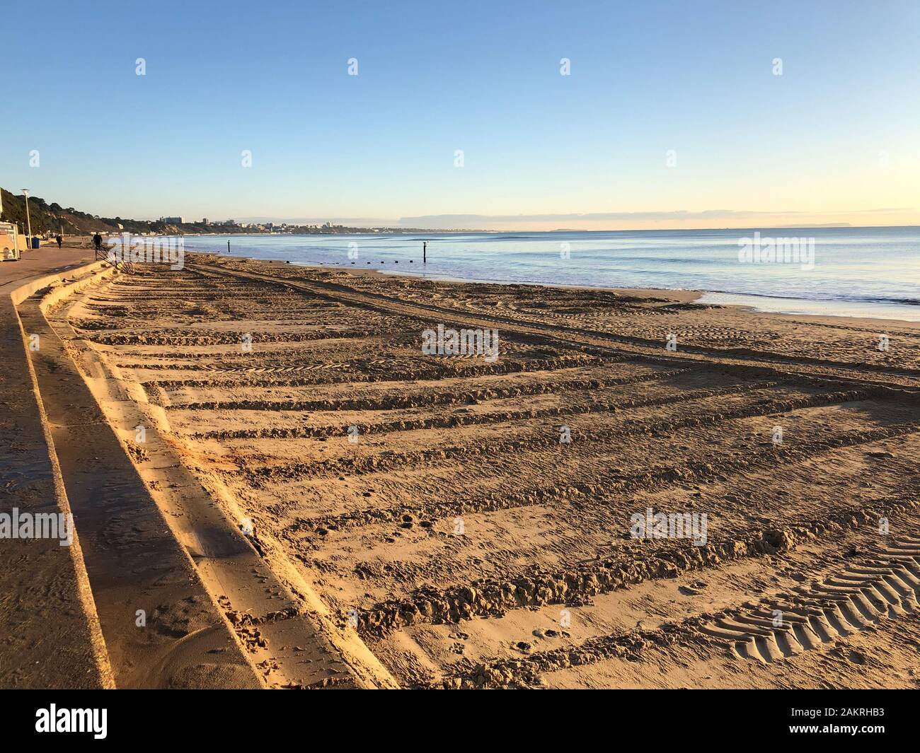 A beautiful chilly day on Sandbanks Beach Stock Photo - Alamy