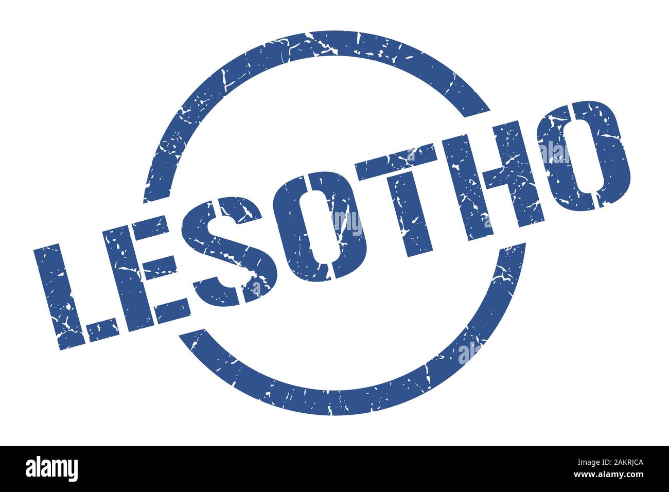 Lesotho stamp Cut Out Stock Images & Pictures - Alamy