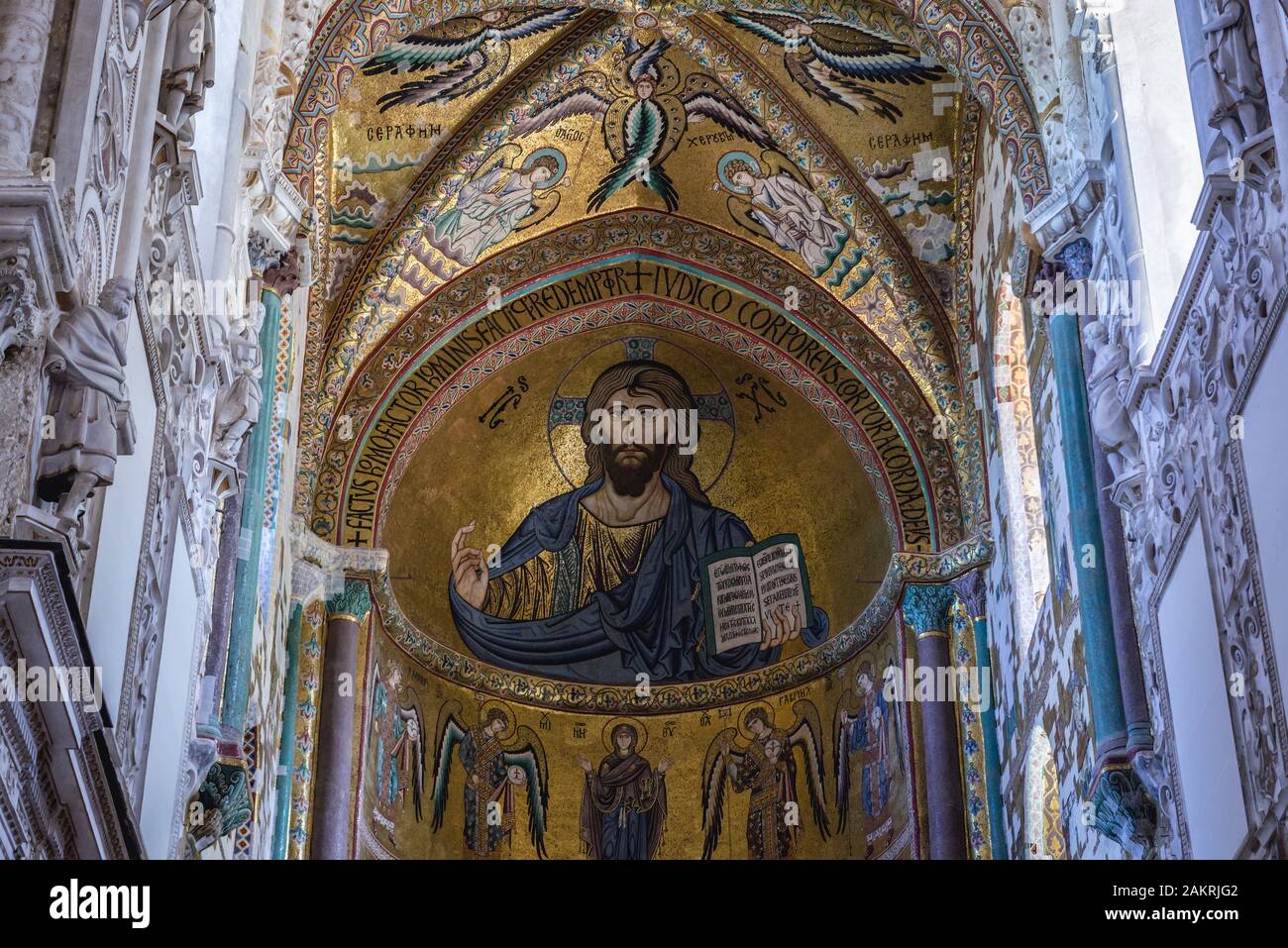 Christ pantocrator cefalu hi-res stock photography and images - Alamy