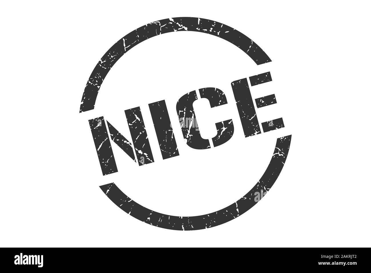 Nice stamp Black and White Stock Photos & Images - Alamy