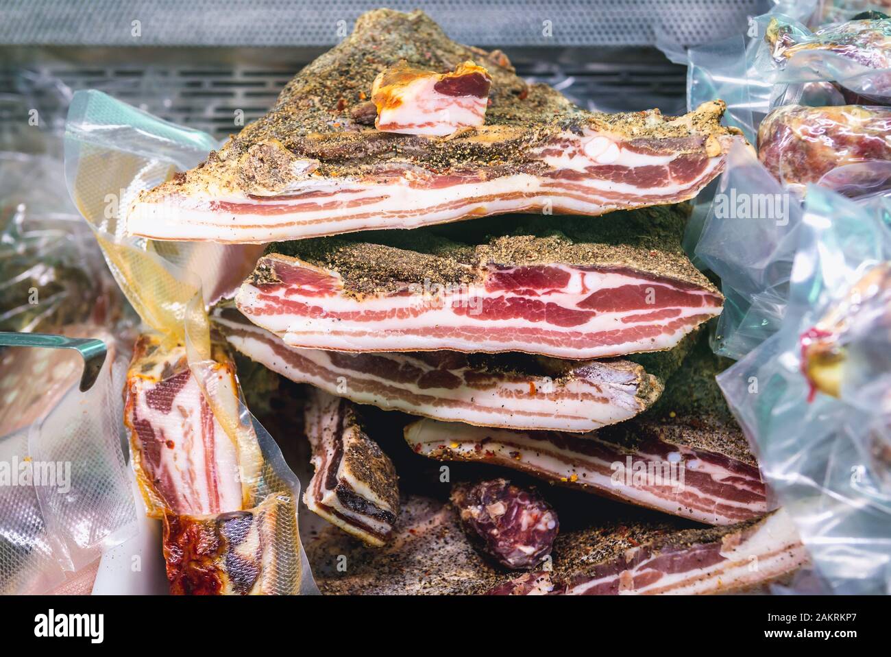 Inside butcher shop food meat hi-res stock photography and images - Alamy