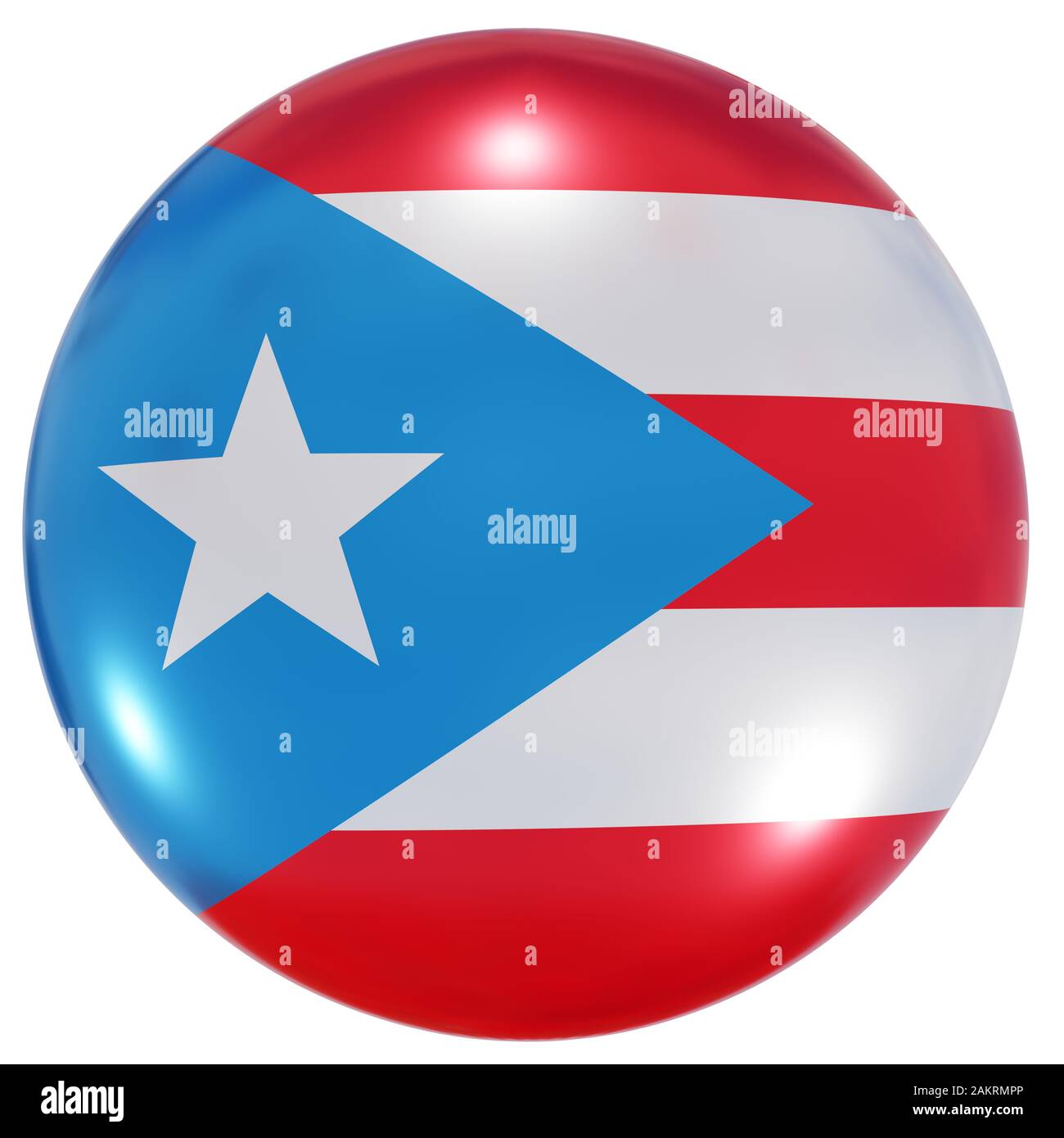 Puerto rico flag circle hi-res stock photography and images - Alamy