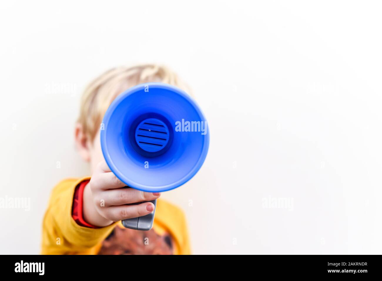 Boy child shouting loud noise hi-res stock photography and images - Alamy